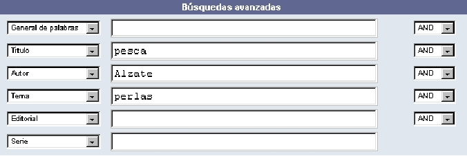 Búsquedas Avanzadas